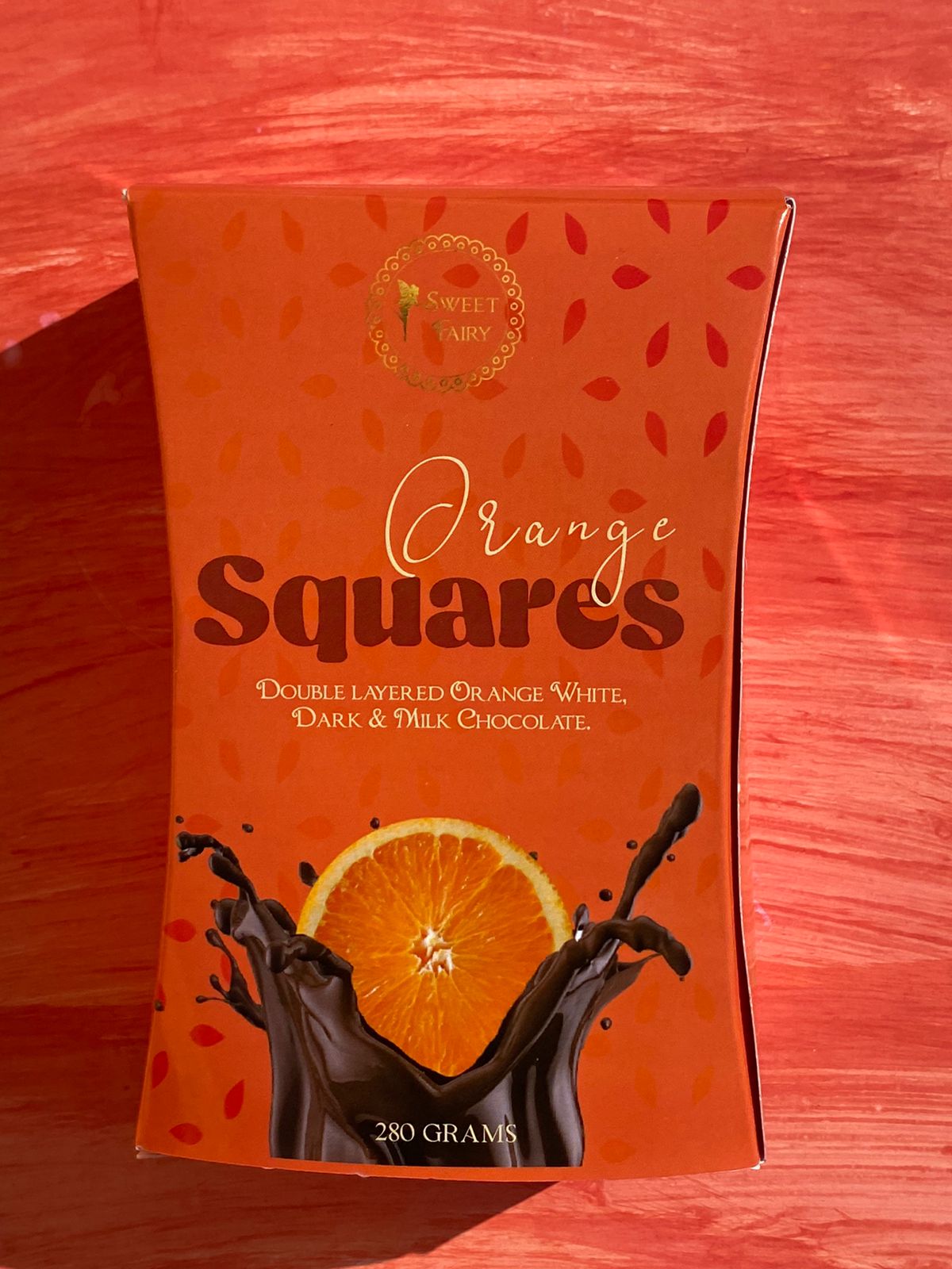 Orange Flavored Chocolate Squares 200g – Sweet Fairy Kenya